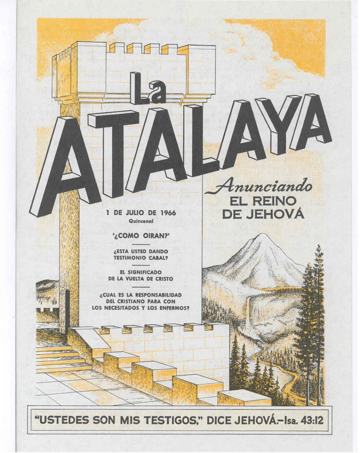 Atalayas en la Biblia: Su Significado Profundo y su Importancia en la ...
