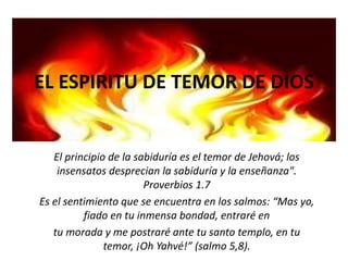 Espíritu de Temor en la Biblia: Entendiendo su Significado y Superación ...