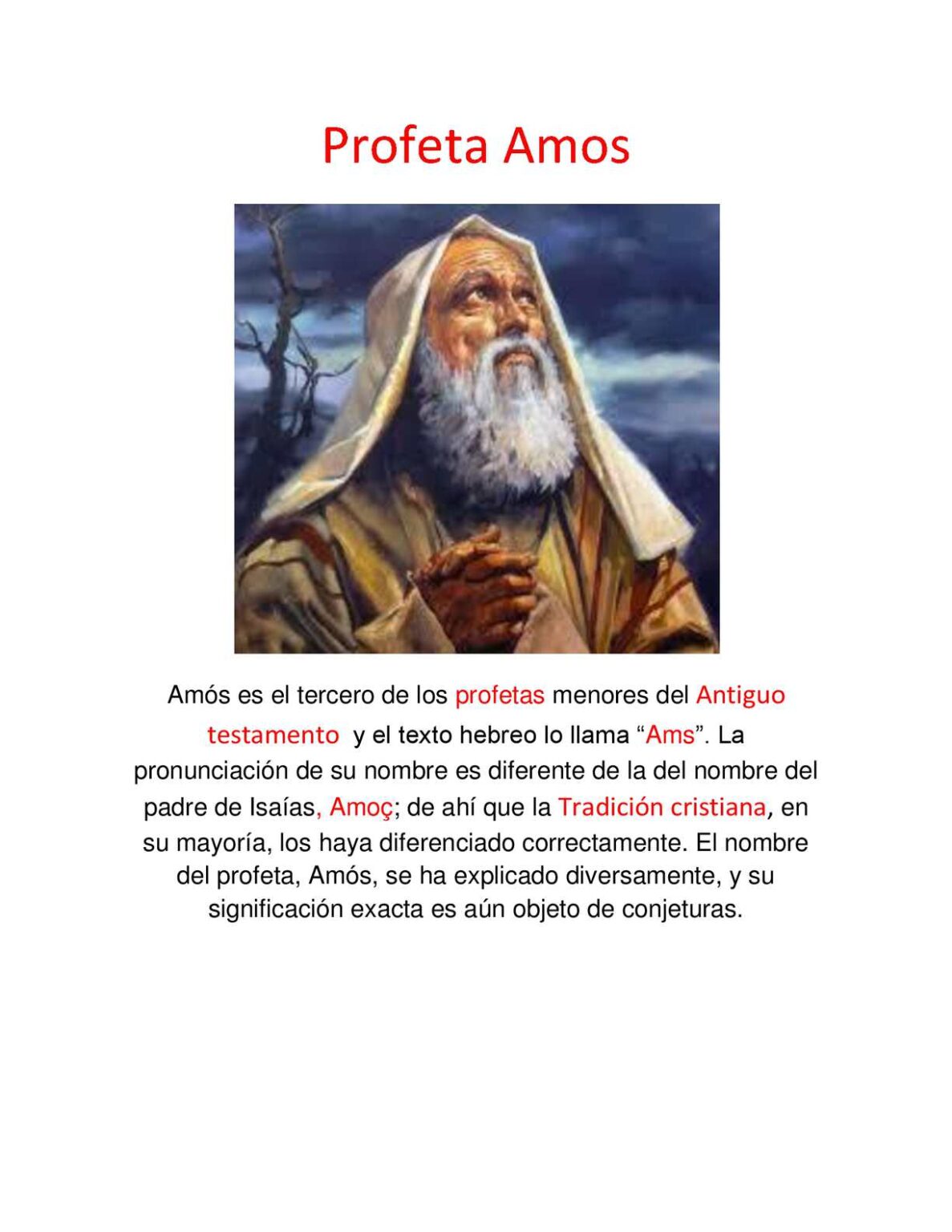 Profeta Amos en la Biblia: Un profundo análisis sobre su vida y ...