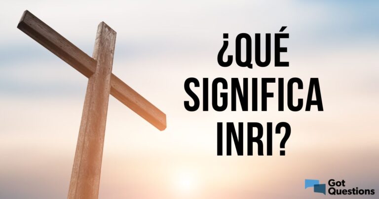 ¿Qué significa INRI en la Biblia? Descubre el Misterio Detrás de Este ...