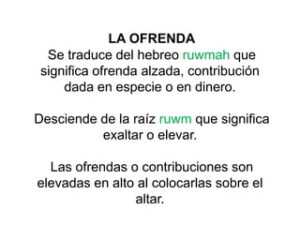 ¿Qué significa Ofrenda y Libación en la Biblia? Descubre su Importancia ...