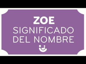 ¿Qué significa Zoe en la Biblia? Descubriendo el profundo significado ...